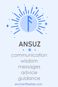 Ansuz Rune {Meaning and Divination Reading} Enchant The Stars