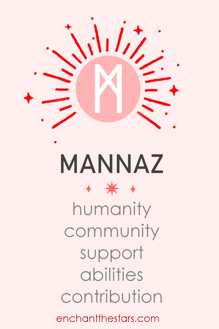 Mannaz Rune {Meaning and Divination} | Enchant The Stars